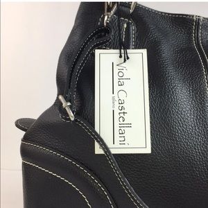 Viola Castellani | Bags | Viola Castellani Milano Made In Italy Tote ...